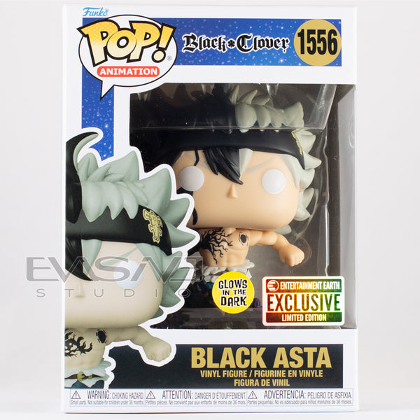 Black Asta (Demon Asta) Black Clover Funko POP! EE Eclusive Glows in t ...